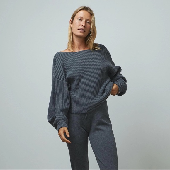 lunya | Sweaters | New Lunya Cozy Cotton Silk Reversible Pullover ...